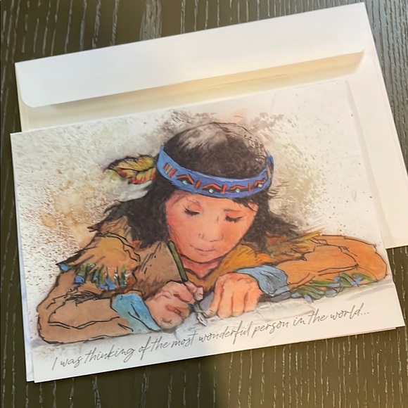 Party Supplies | Native American Themed Greeting Card Donating 110 ...